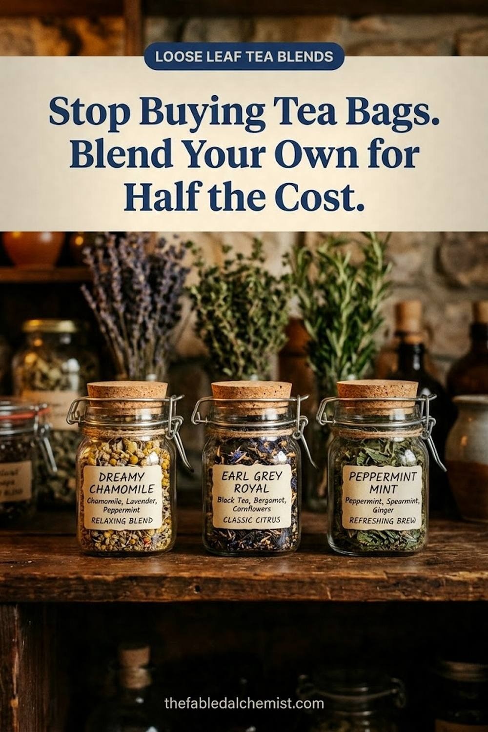 DIY Loose Leaf Tea Blends: 5 Spring Herbal Recipes | The Fabled Alchemist