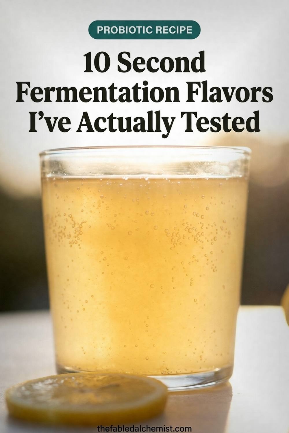 Kombucha Flavoring Recipes: Second Fermentation | The Fabled Alchemist