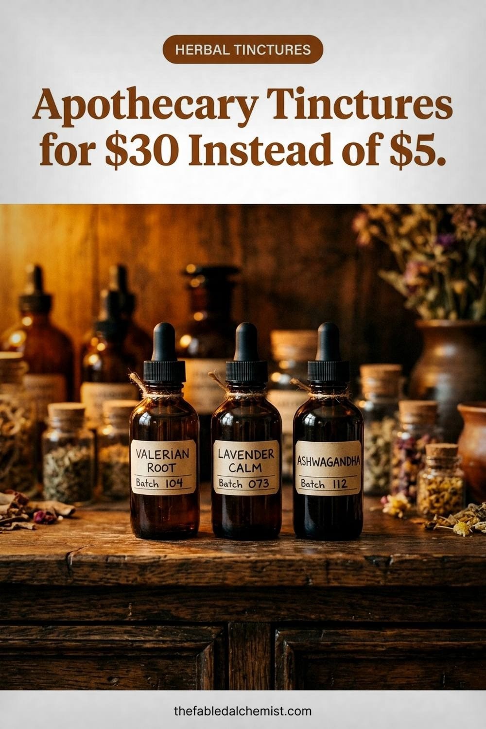 How to Make an Herbal Tincture at Home: A Beginner's Complete Guide ...